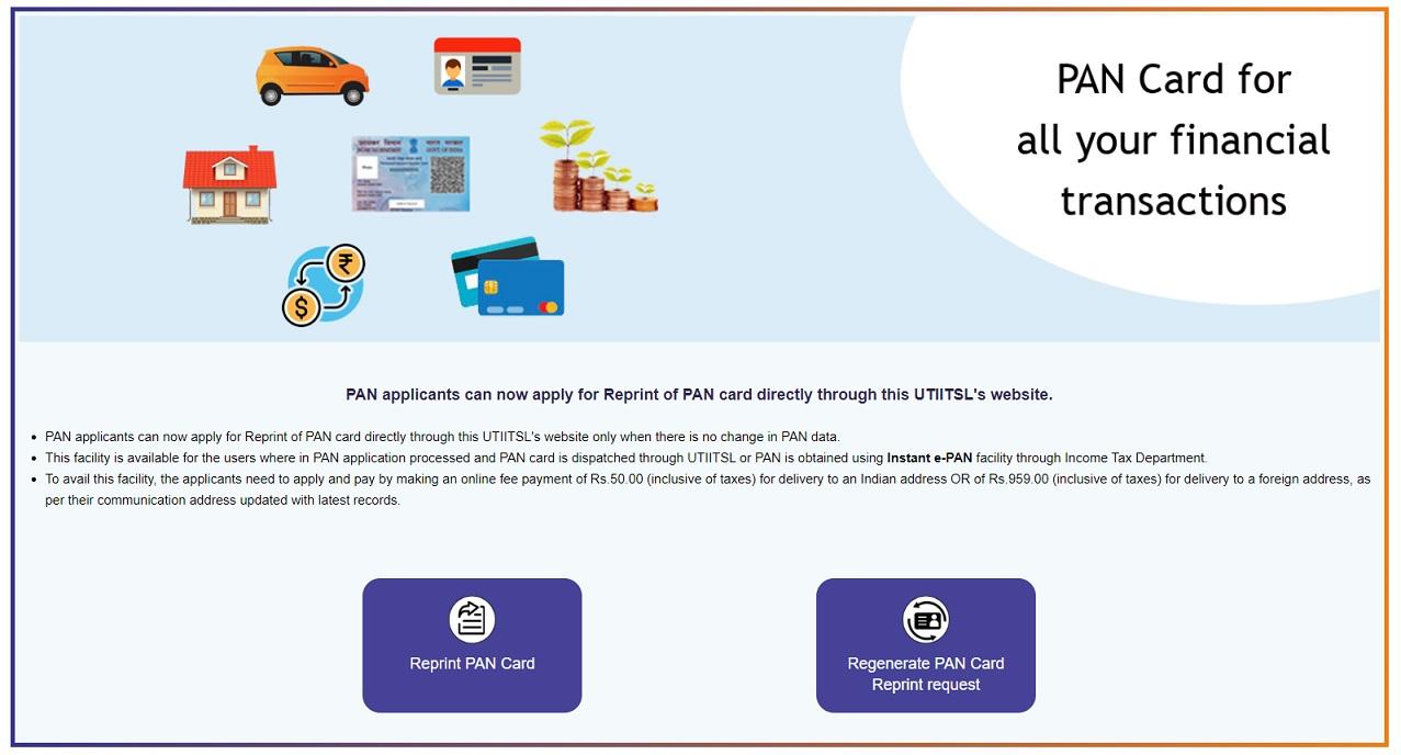 PAN Card RePrint and ReOrder Kaise Kare - Pan Card Lost